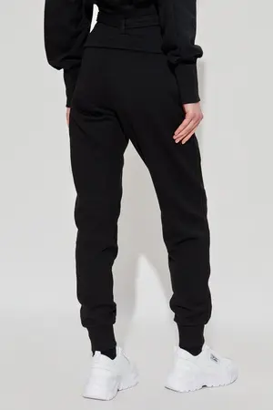 Versace Embroidered Logo Sweatpants