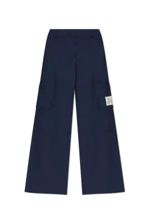 Off-White Navy Cargo Trousers