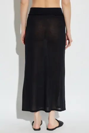 TOTEME Straight-cut Knit Skirt - Black