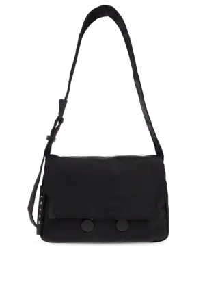Marni Shoulder Bag With Logo - Black