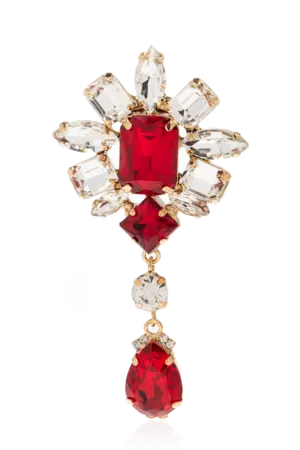 Dsquared2 Crystal Earrings - Red