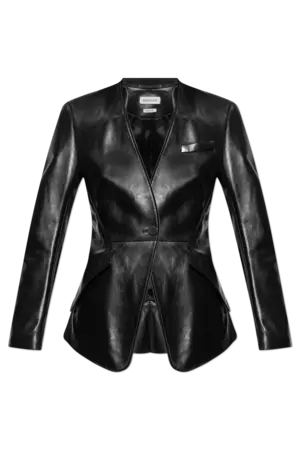 Alexander McQueen Leather Blazer