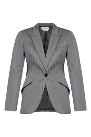 Alexander McQueen Wool Herringbone Blazer