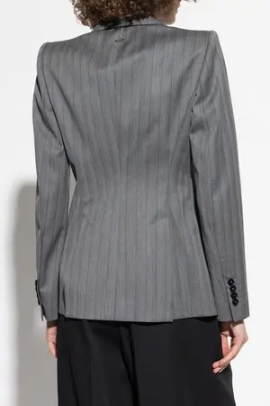 Alexander McQueen Wool Herringbone Blazer