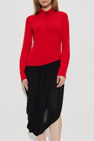 FERRAGAMO Dress With Side Slit - Red