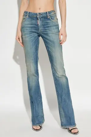 Dsquared2 Medium Waist Flare Jeans