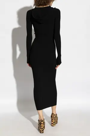 Alaïa Ribbed Midi Dress