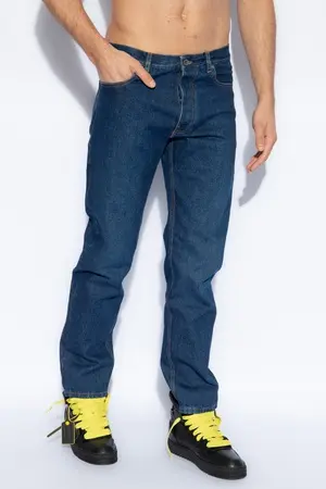 Off-White Jeans With Logo