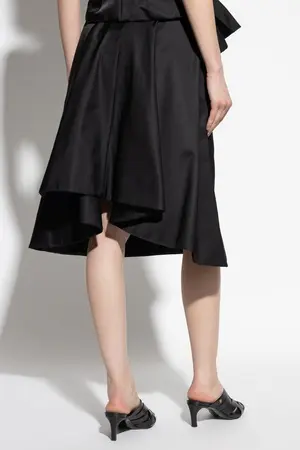 Alexander McQueen Asymmetrical Midi Skirt