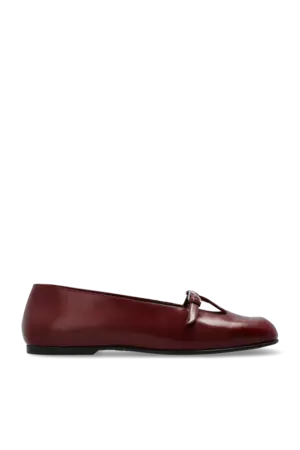 NODALETO Leather Ballerina Flats