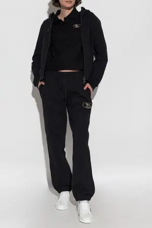 Burberry Trousers With Logo