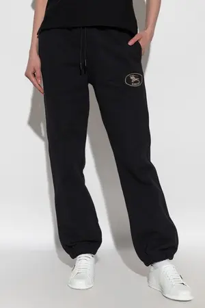 Burberry Trousers With Logo
