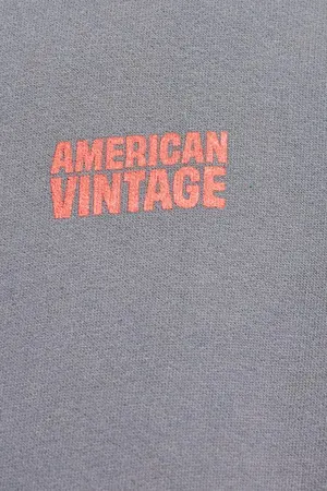 American Vintage Logo Sweatshirt - Grey