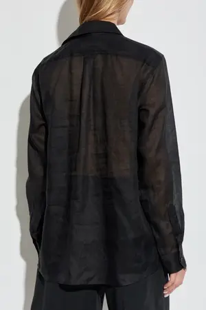 TOTEME Transparent Ramie Shirt