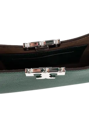 Tory Burch Eleanor Soft Slim Shoulder Bag - Green