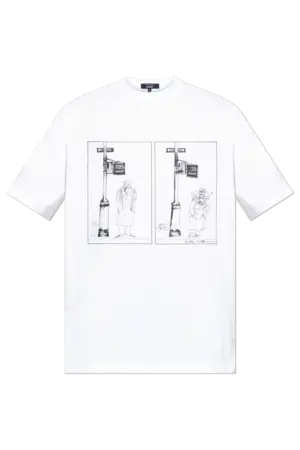 Comme Des Garçons T-shirt With Print - White