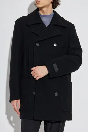 MAISON MARGIELA Double-breasted Wool-cashmere Blend Coat