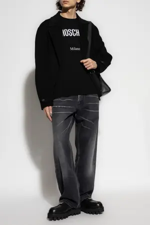 Moschino Wool And Cashmere Blend Coat