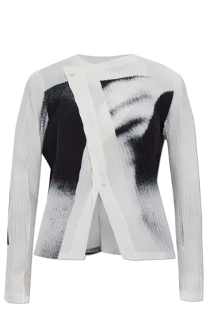 Issey Miyake Asymmetrical Cardigans For Women