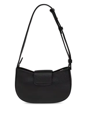 FERRAGAMO Leather Shoulder Bag - Black