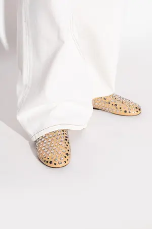 Tory Burch Leather Mules With Studs