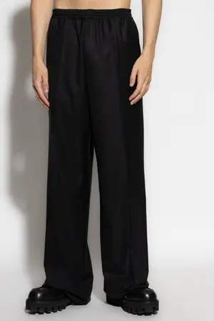 Moschino Wool Wide-leg Trousers