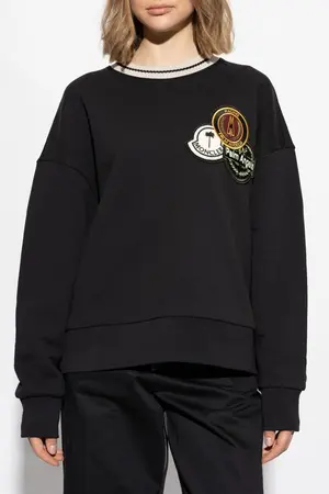 Moncler 8 Palm Angels Logo Patch Cotton Sweater