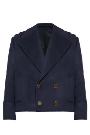 Balmain Short Wool Coat