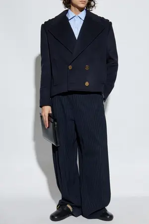 Balmain Short Wool Coat