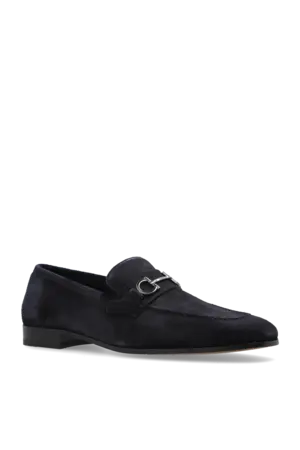 FERRAGAMO Balty Suede Loafers