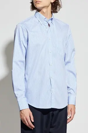 Paul & Shark Shirt With A Striped Pattern - Blue