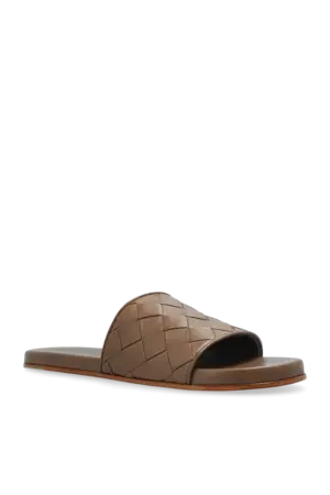 Bottega Veneta Leather Slides