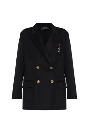 Versace Short Double-breasted Coat