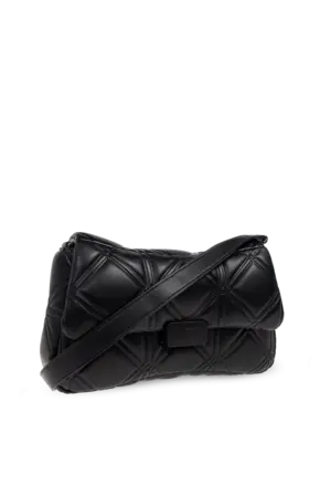 Emporio Armani Embossed Quilted Shoulder Bag