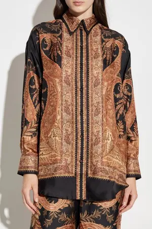 Zimmermann Printed Silk Shirt