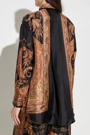 Zimmermann Printed Silk Shirt