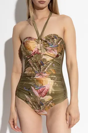 Zimmermann Botanical Print One-piece Swimsuit