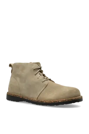 BIRKENSTOCK Uppsala Mid Suede Ankle Boots - Beige