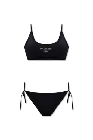 Balmain Two-piece Swimsuit - Black