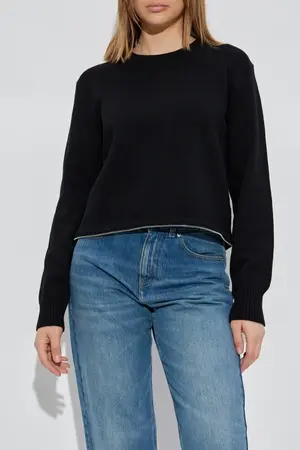 Helmut Lang Sweater With Decorative Zipper