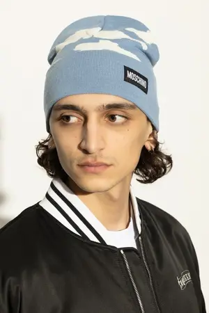 Moschino Patch Beanie