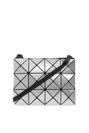 Issey Miyake Geometric Shoulder Bag Silver