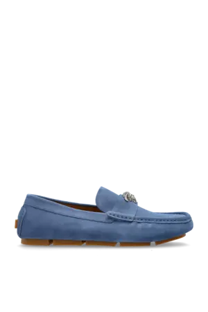Versace Suede Loafers - Blue
