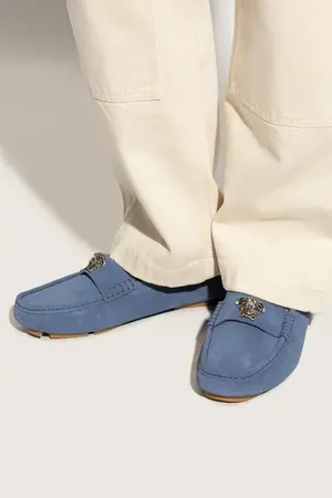 Versace Suede Loafers - Blue