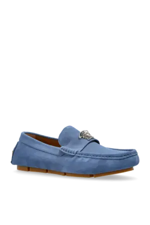 Versace Suede Loafers - Blue