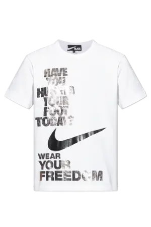 Comme Des Garçons X Nike T-shirt - White