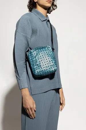 Issey Miyake Geometric Shoulder Bag - Blue
