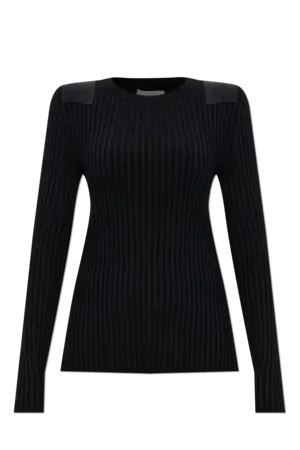 Helmut Lang Ribbed Long-sleeve Top