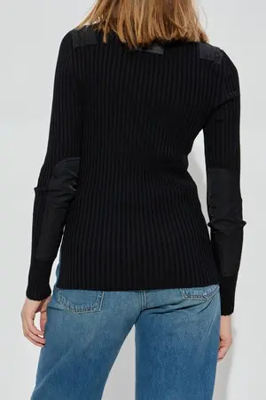 Helmut Lang Ribbed Long-sleeve Top