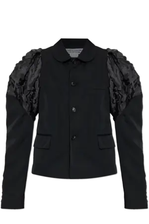 CDG BY COMME DES GARÇONS Blazer With Decoratively Finished Sleeves
